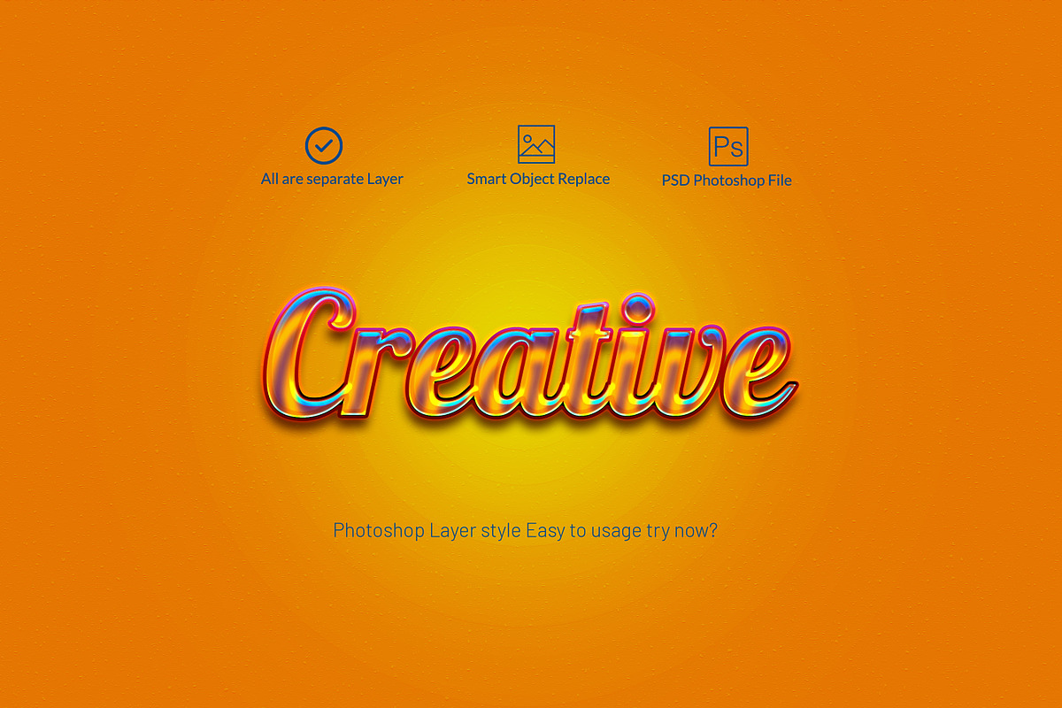 3D Bundle Photoshop Layer Style 2, a Layer Style Add-On by MRI STUDIO