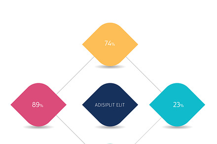 Infographics flowchart, scheme., a Work Illustration by VectorAN