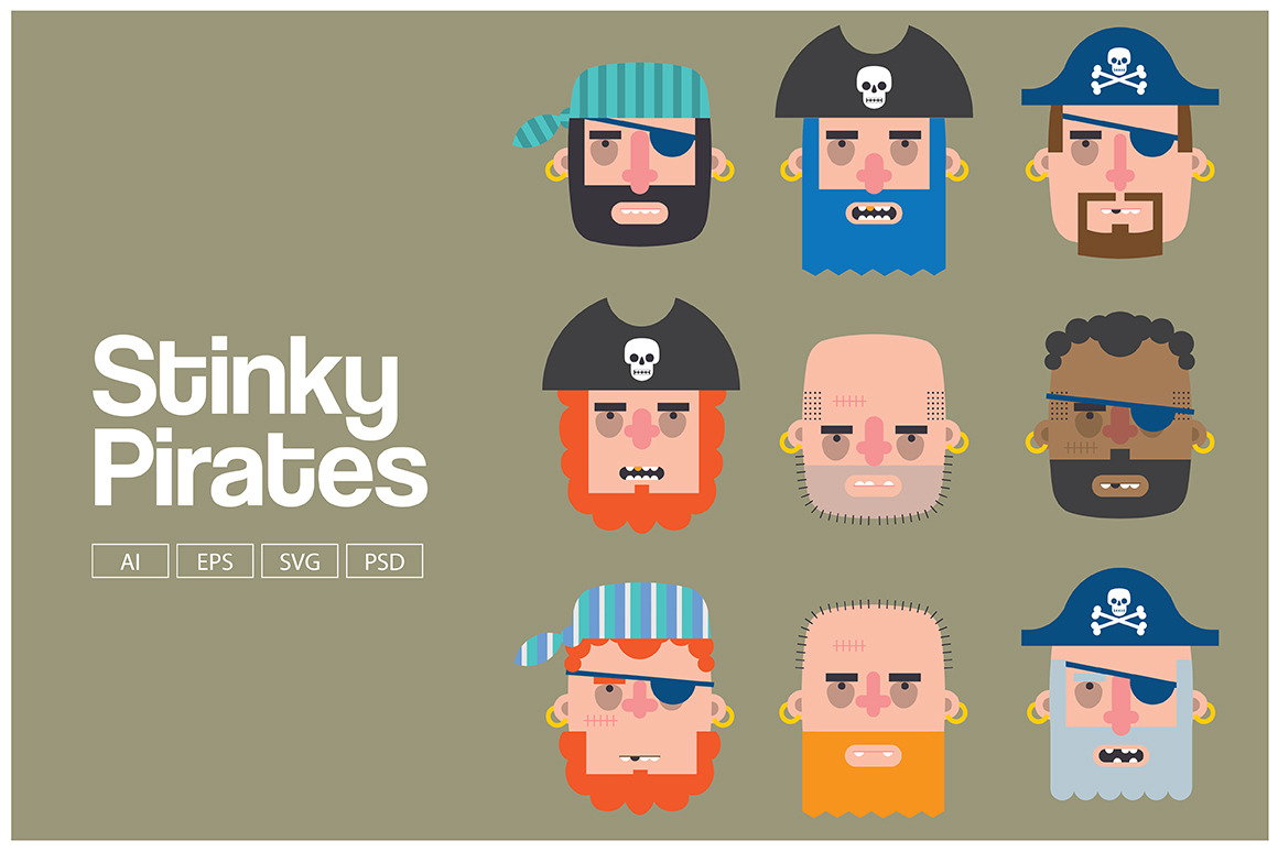 Stinky Pirates, a Graphic by paulopivato