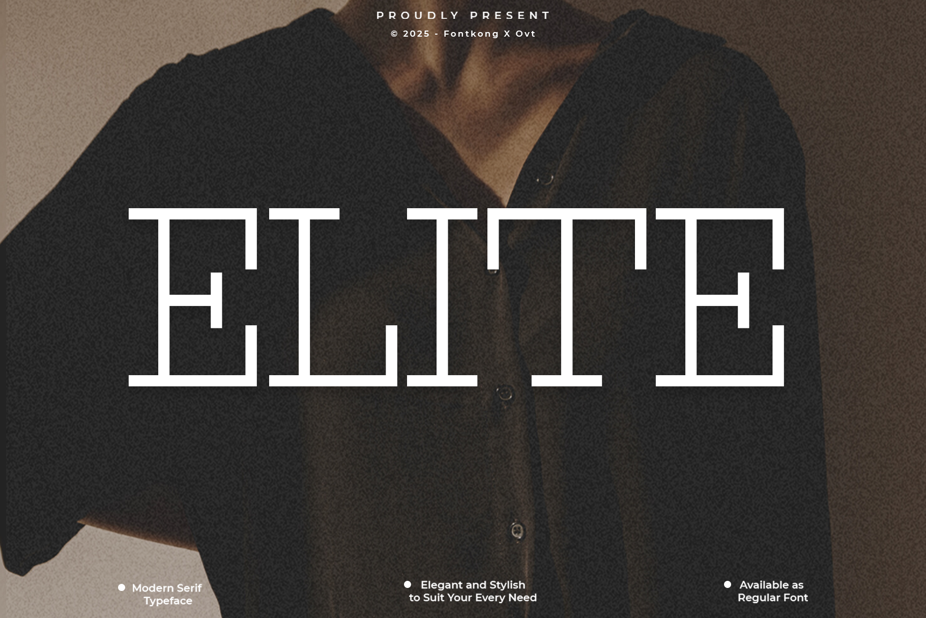Elite - Modern Serif Typeface, a Serif Font by overlaytemplates ...