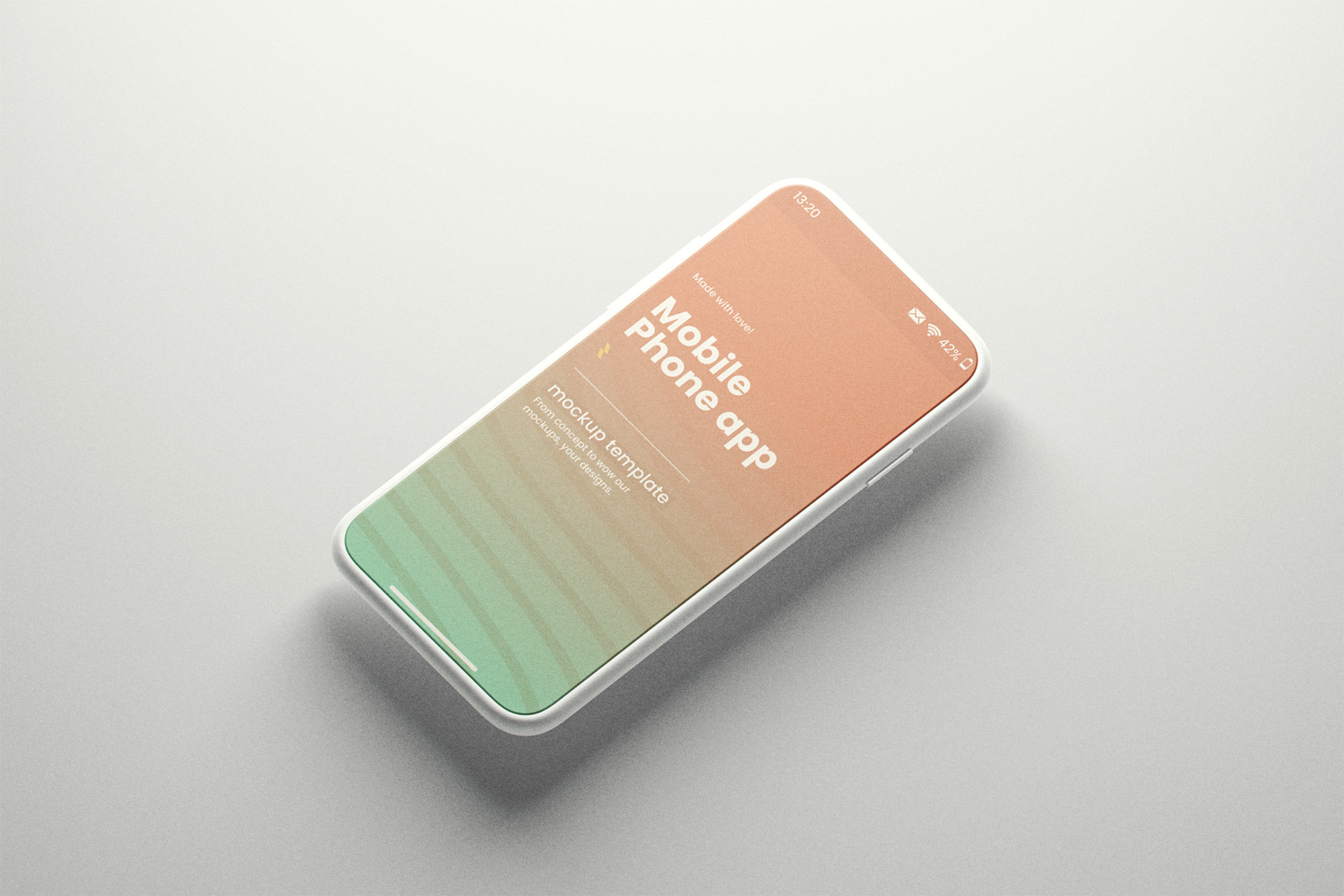Mobile Phone App Mockup, a Device Mockup by Designer Dude