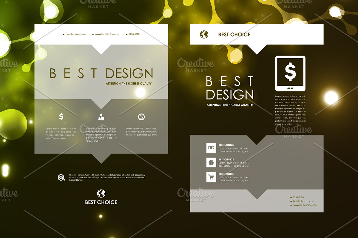 Set of Beautiful Brochures, a Brochure Template by Palau