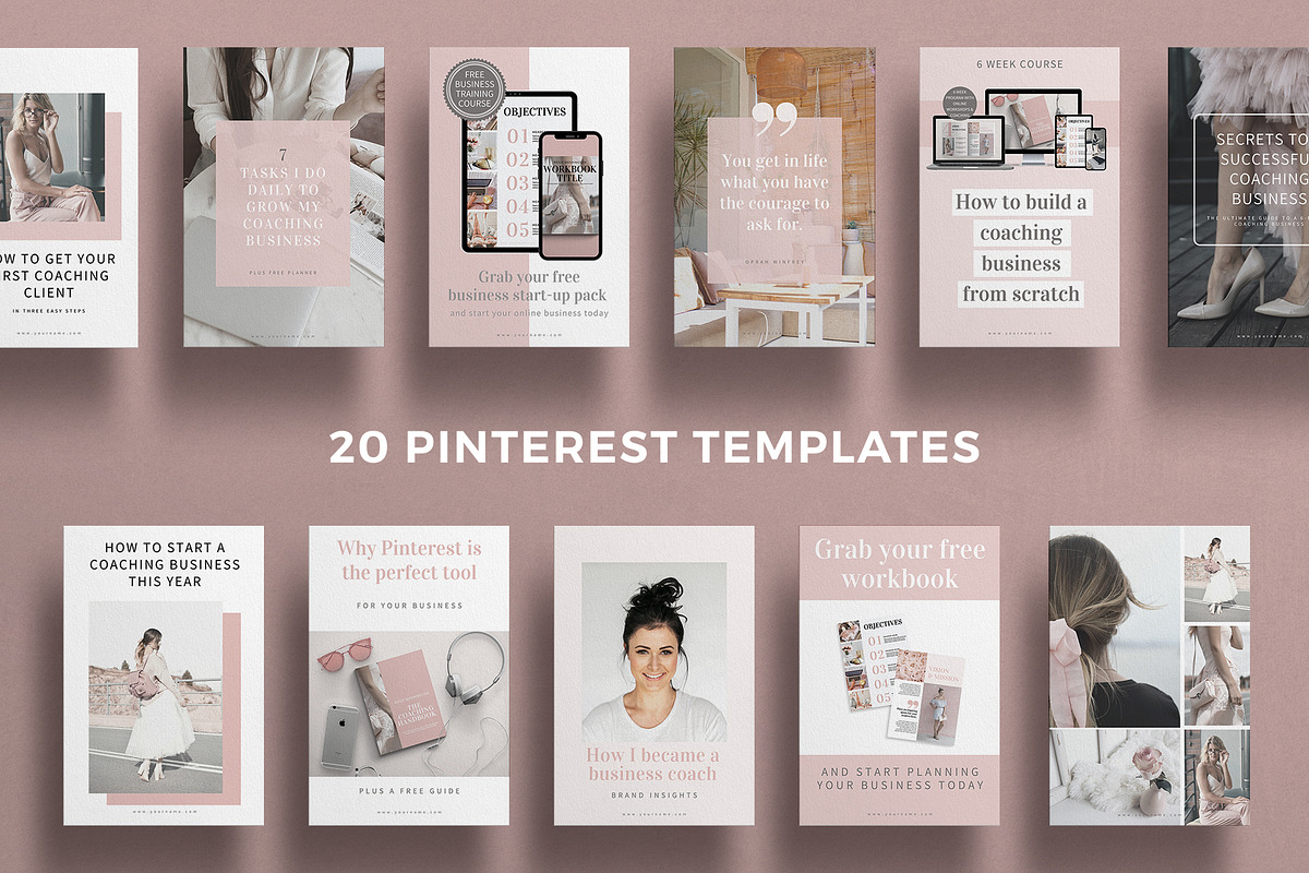 Course Creator Canva Template Kit | Creative Market