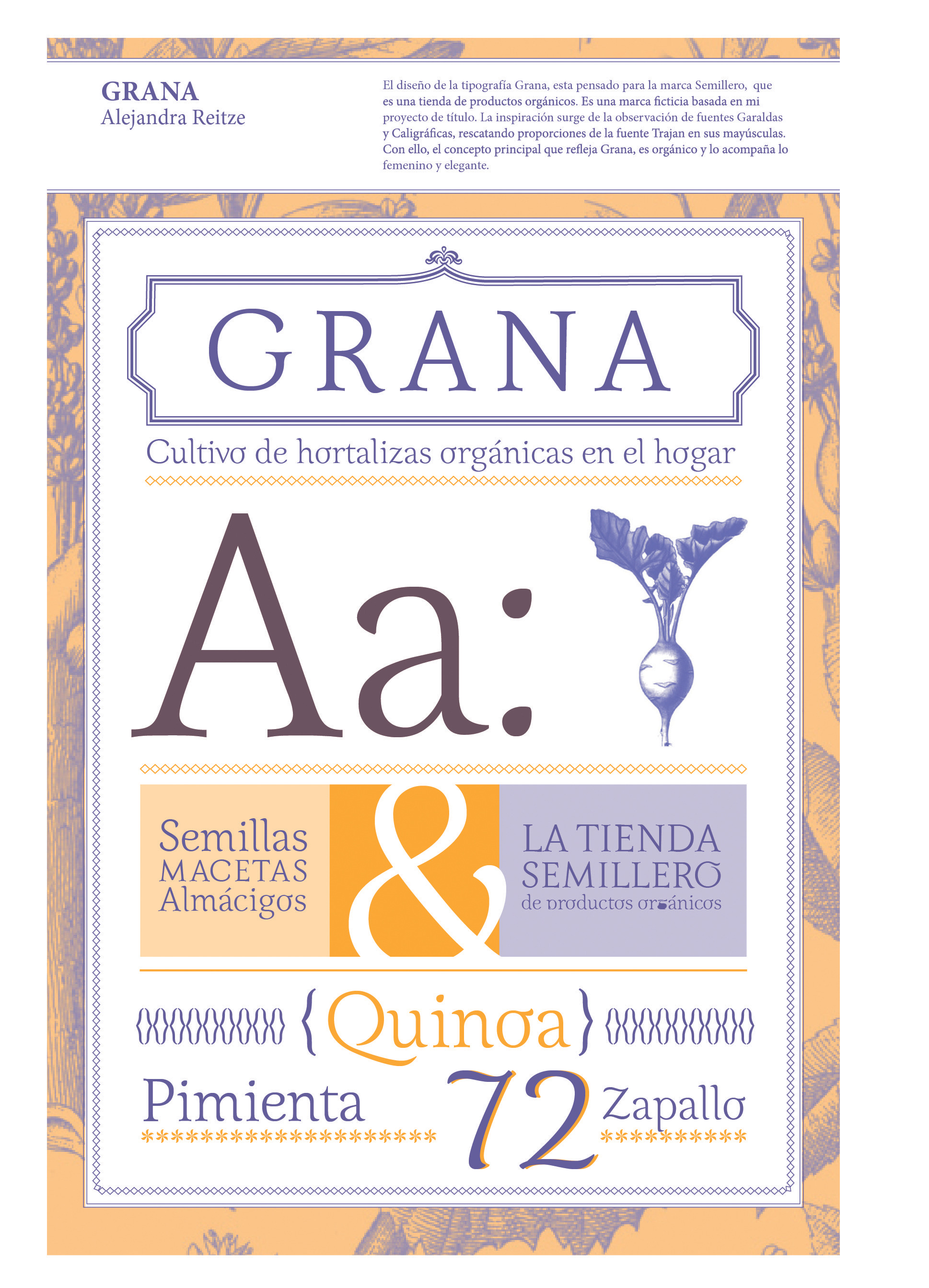 Grana, a Font by Ale Reitze