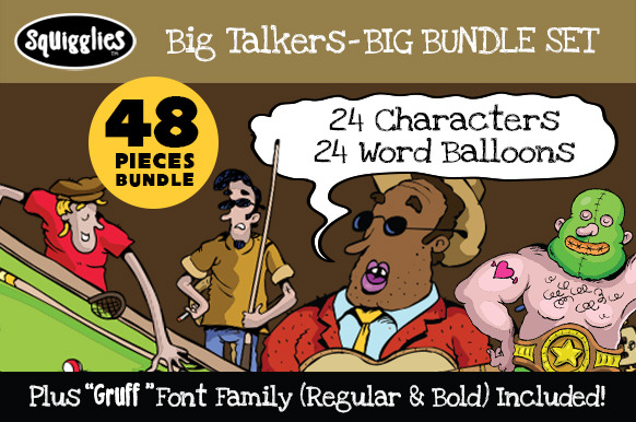 Big Talkers BIG Bundle Set, an Illustration by sq