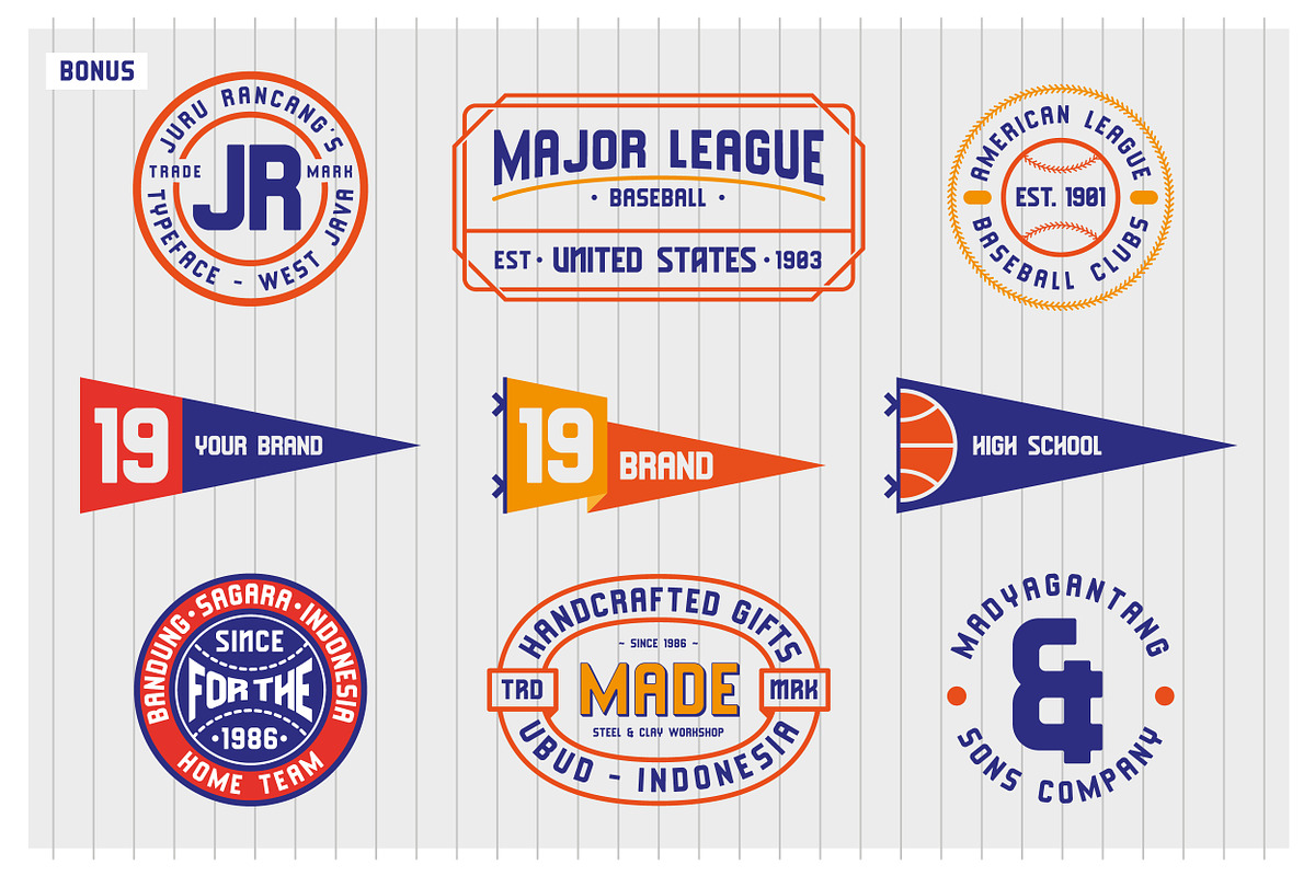Sagara Typeface, a Font by Juru Rancang Studio