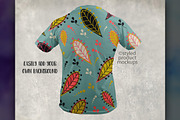 Unisex all over print T-shirt mockup, a Shirt Mockup by ...