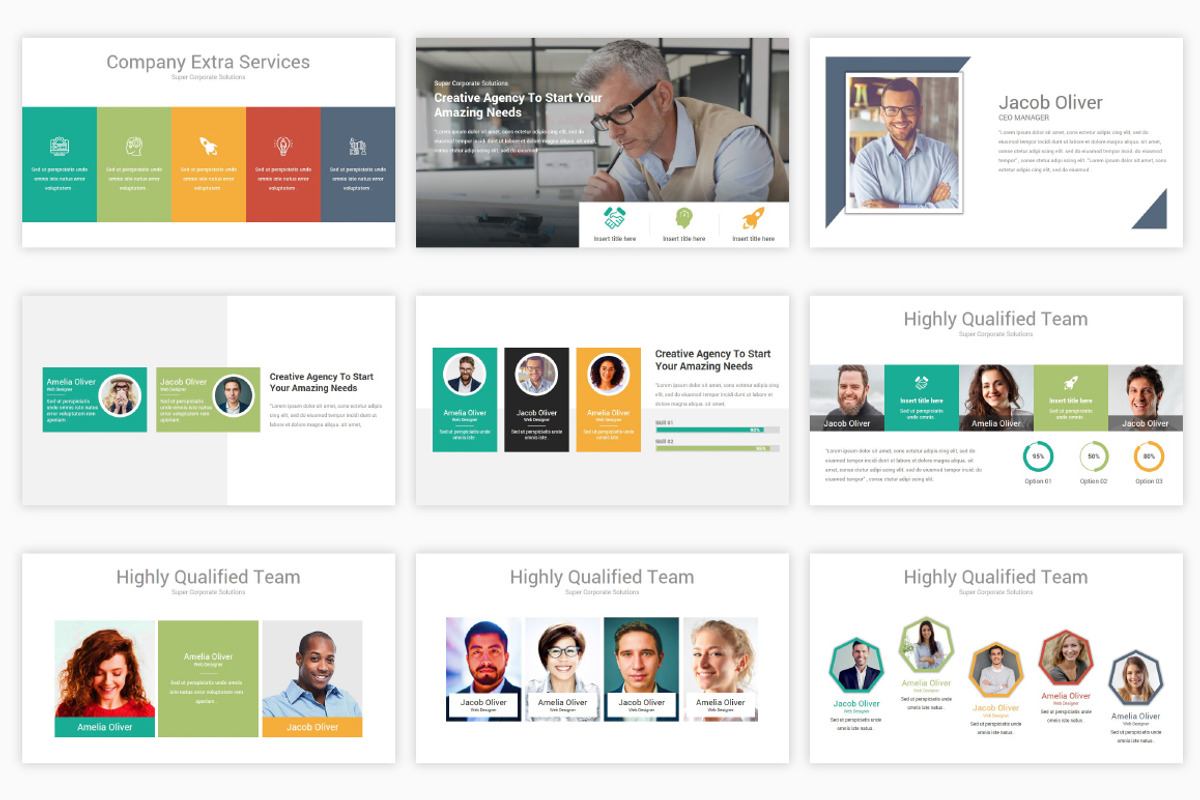 Monster Google Slides Template, a Presentation Template by SlideOne