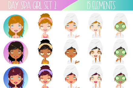 Day Spa Vector Set | Illustrations ~ Creative Market