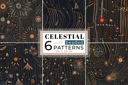 Vintage Celestial Seamless Pattern | Graphic Patterns ~ Creative Market