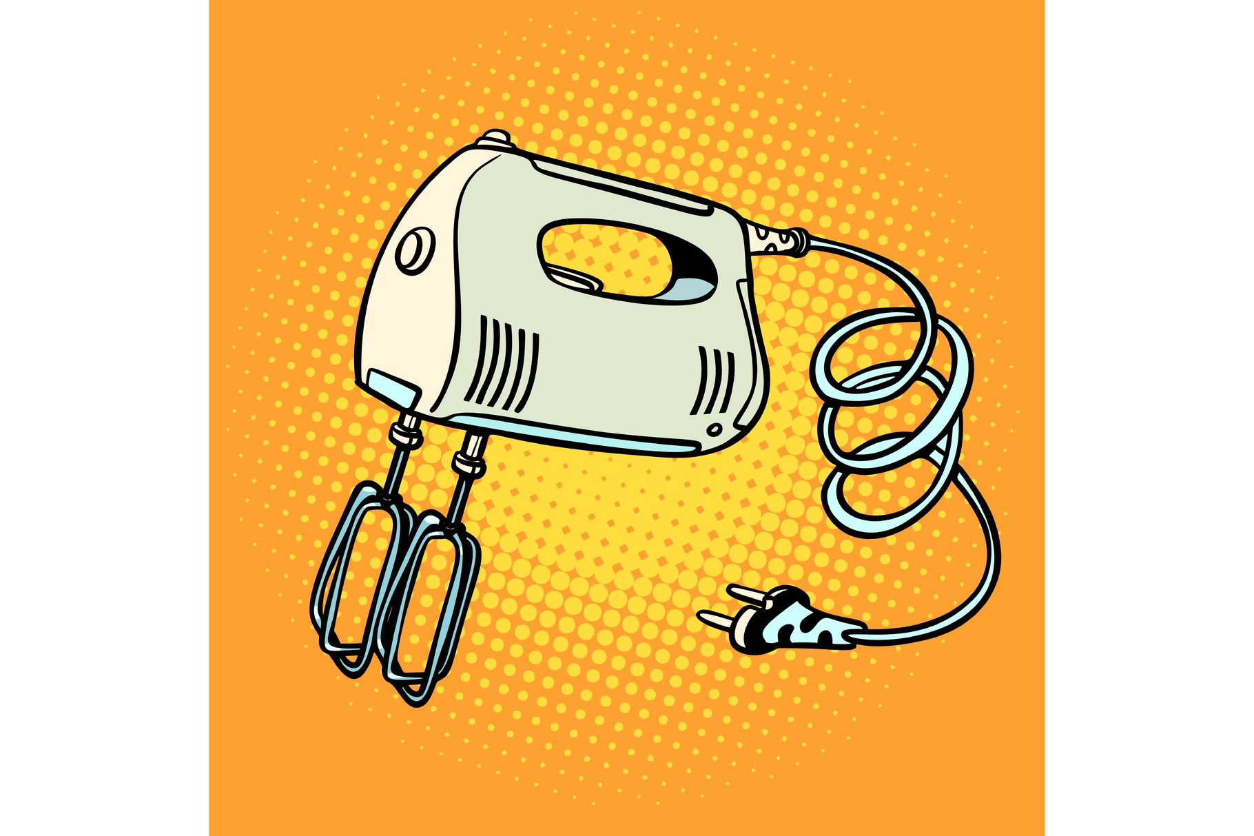 Hand mixer, kitchen equipment, an Object Graphic by studiostoks
