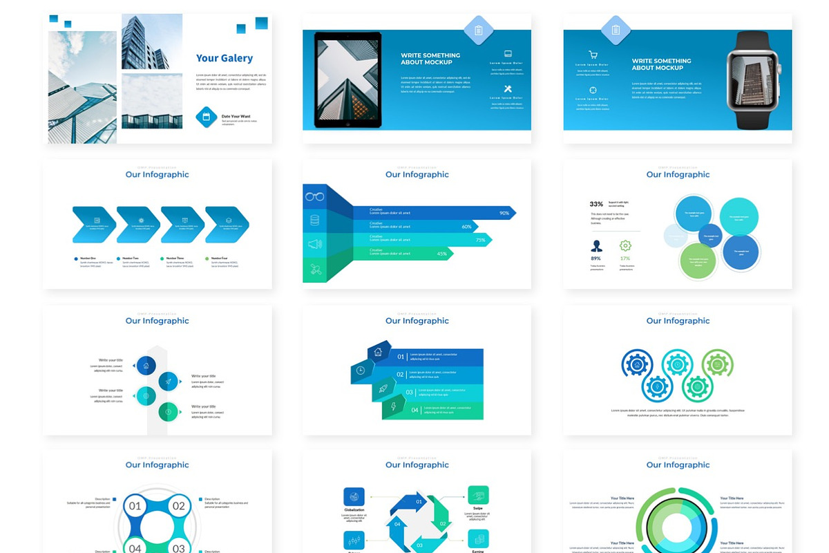 OMP - Presentation Template, a Presentation Template by AQR Studio ...