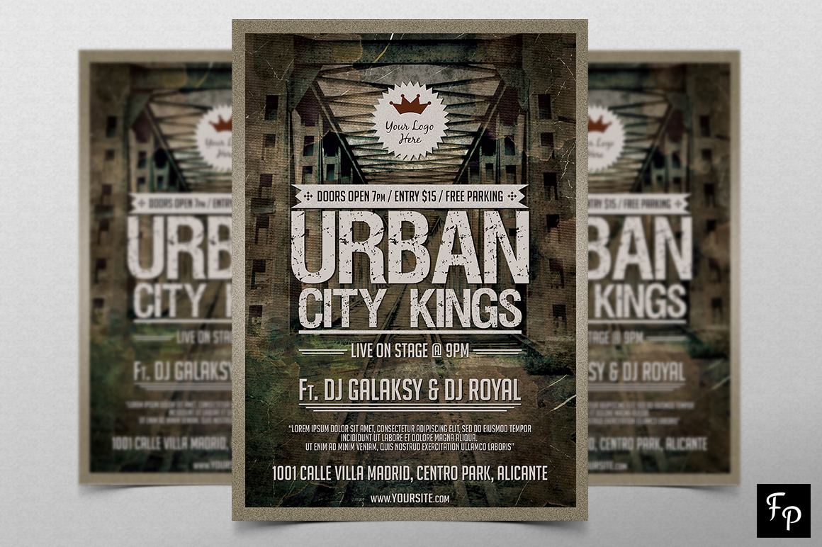 Urban City Flyer, a Flyer Template by FlyerPig