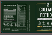 Editable Collagen Label Template, a Stationery Template by AIW SOLUTIONS