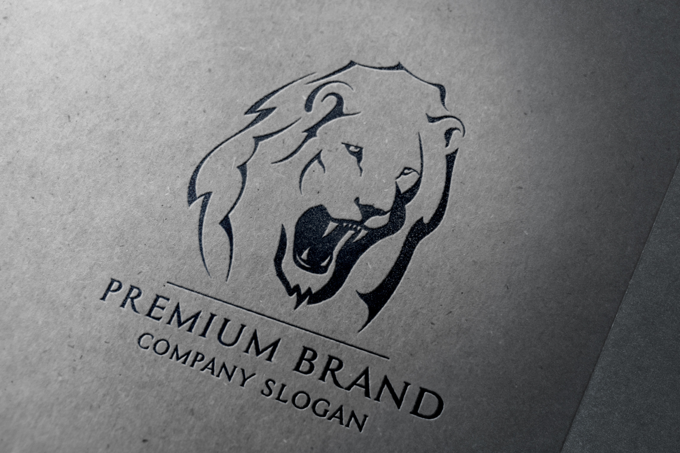 Premium Lion Logo & Mock-Up- Vector, a Branding & Logo Template by Multiple
