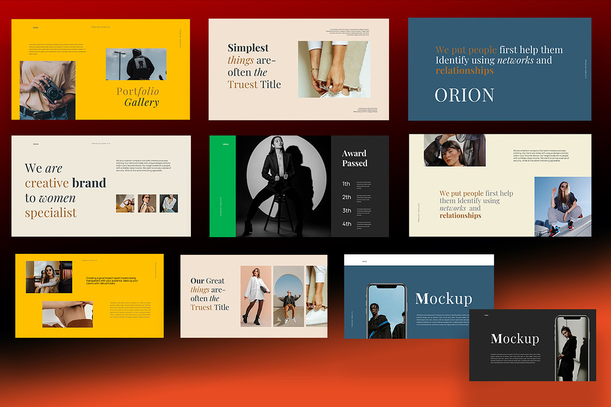 ORION - Google Slides Template, a Presentation Template by casanovastudio