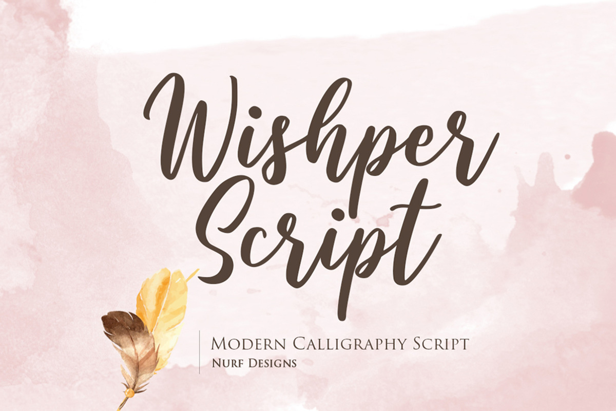 Wishper Script – Modern Calligraphy | Creative Market