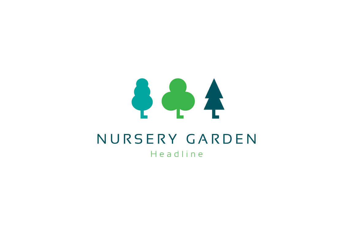 Nursery garden logo., a Branding & Logo Template by Anton Akhmatov