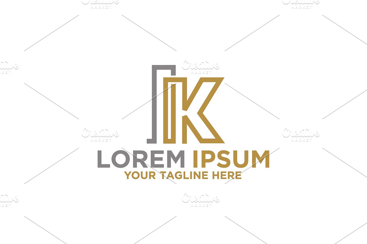 letter K building construction logo, a Branding & Logo Template by ...