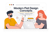 Modern Flat design concepts, a Finance Illustration by Creative Graphics
