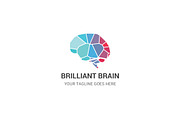BRILLIANT BRAIN LOGO TEMPLATE, a Branding & Logo Template by nbelmokhtar