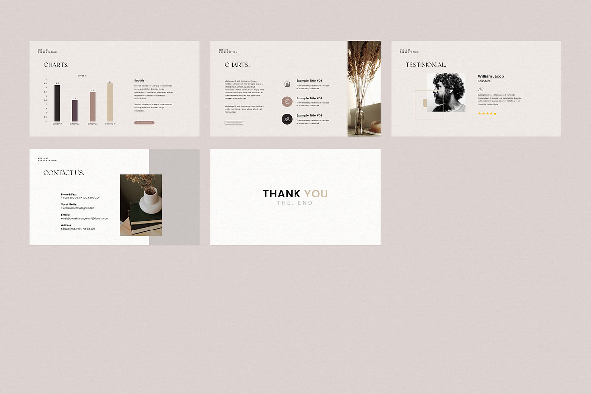 Studio Portfolio PowerPoint Template, a Presentation Template by ...
