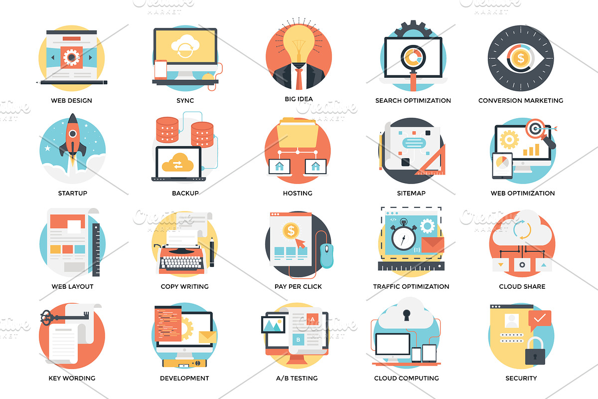 230 Seo and Web Development Icons, an Icon by Prosymbols