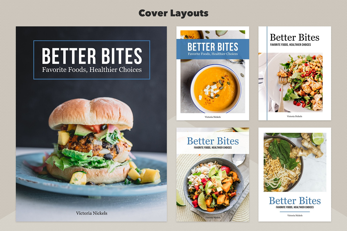 Canva Digital Cookbook Template, a Brochure Template by Dandymark | Creative Market