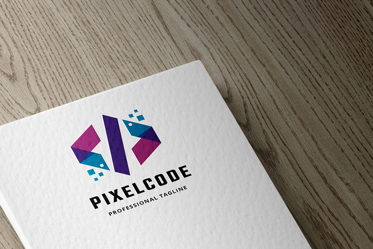 Pixel Code Logo, a Branding & Logo Template by Design_Planet | Creative ...