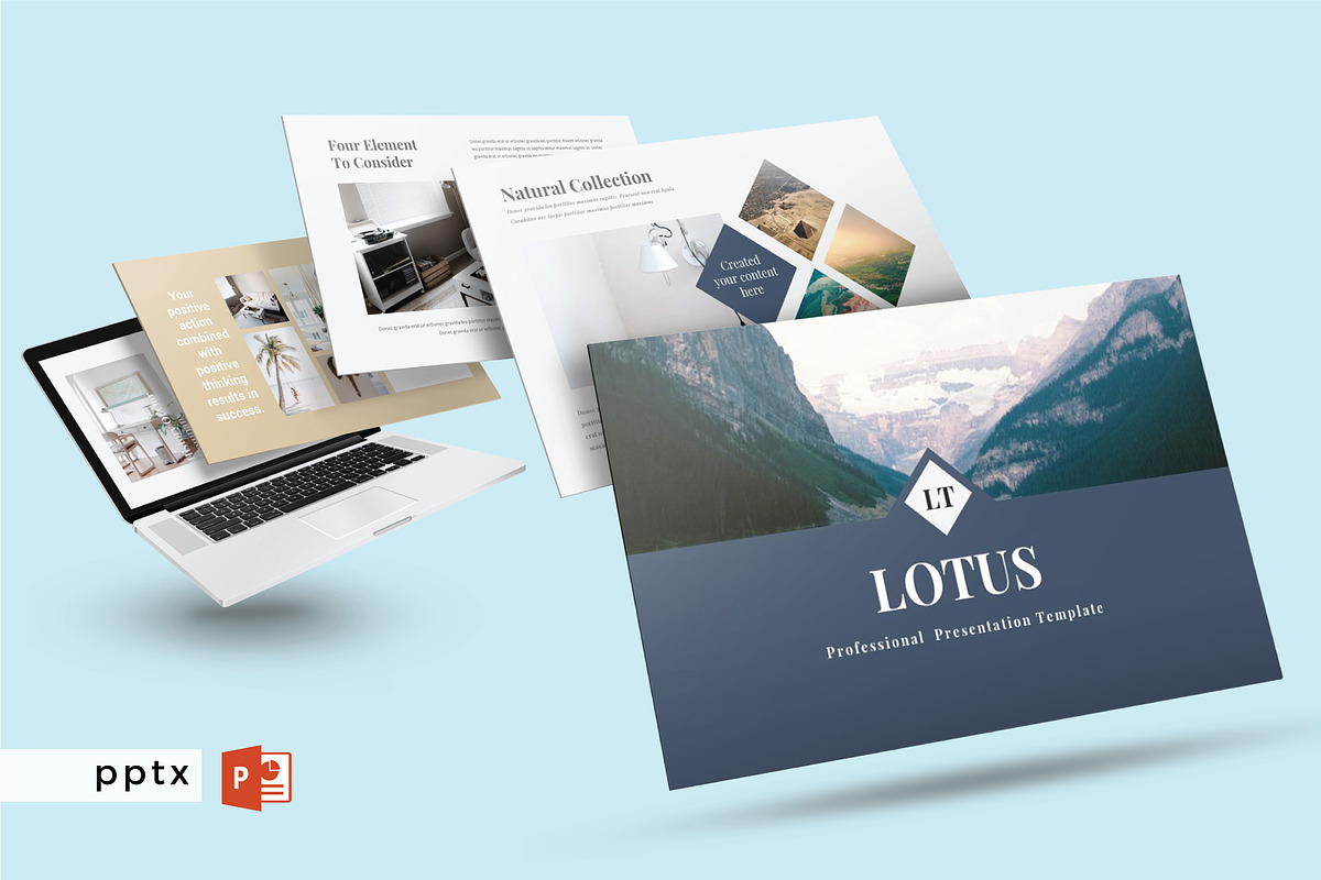 LOTUS - Powerpoint Template, a Presentation Template by Shafura