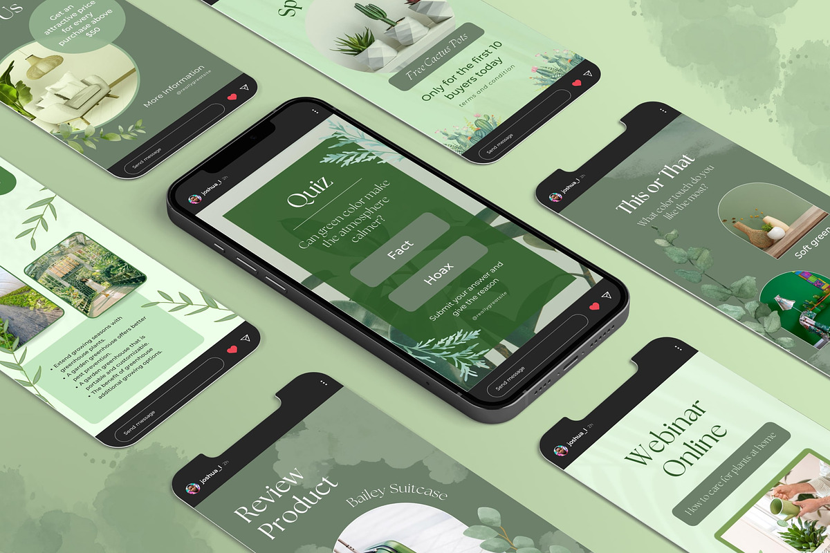 Green Life 3in1 Canva Template