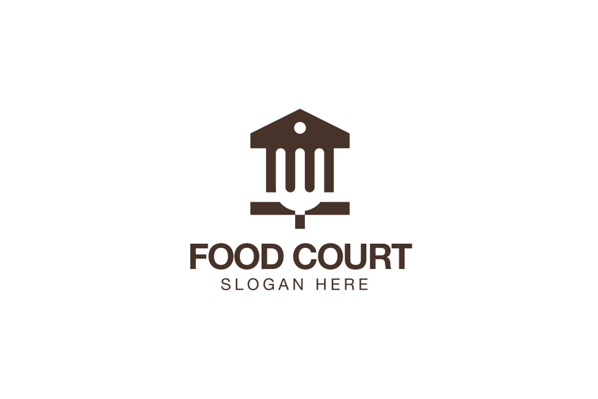 Food Court Logo, a Branding & Logo Template by CAIRON CREATIVESTUDIO