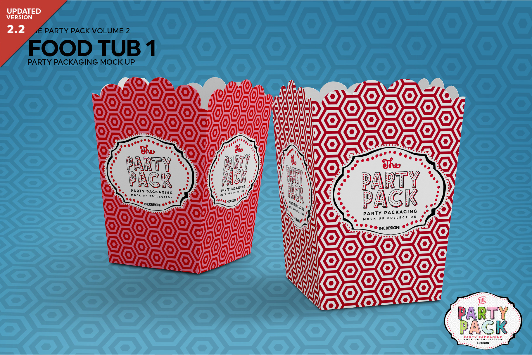 Food Tub 1 Packaging Mockup, a Cups & Container Mockup by INCDesign