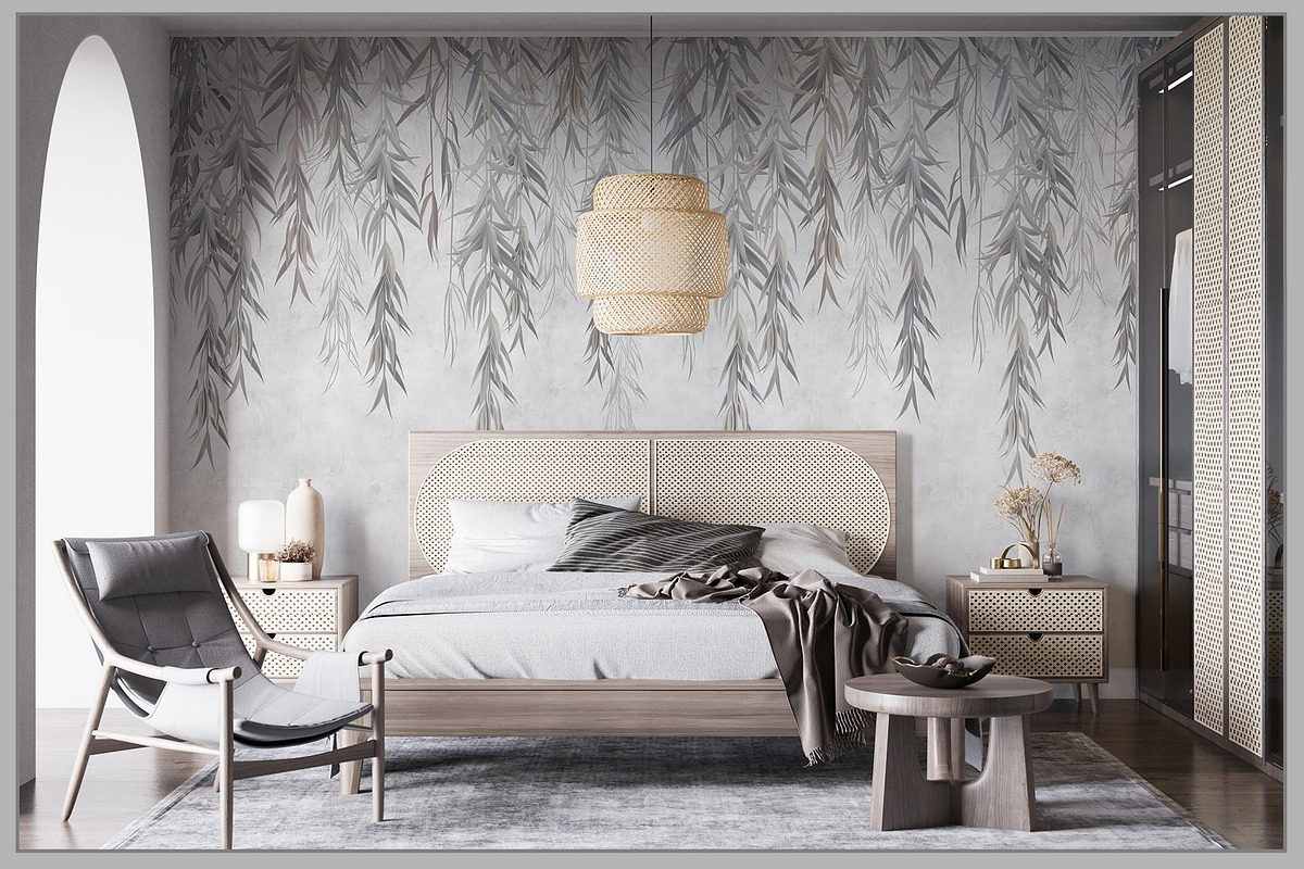 Fresco collection "Willow rain"