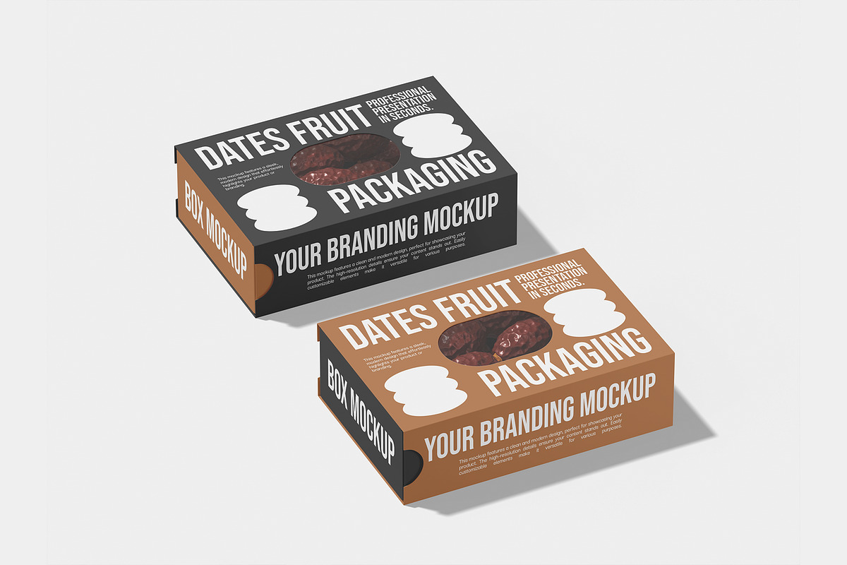 Fruit Box Mockup, a Packaging Mockup by Unerispace