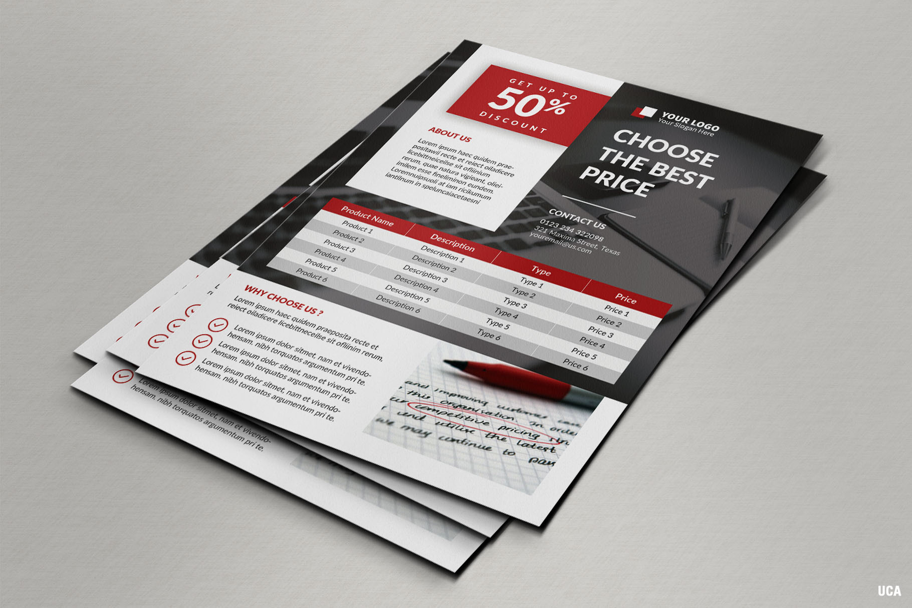 Multipurpose Flyer Price Design | Flyer Templates ~ Creative Market