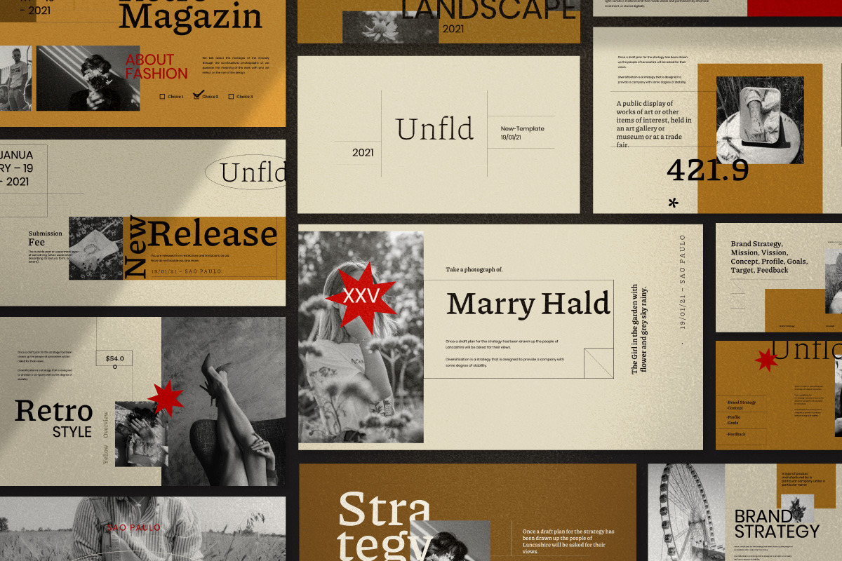 Unfold - Brand Keynote, a Presentation Template by Dirtytemp Studio