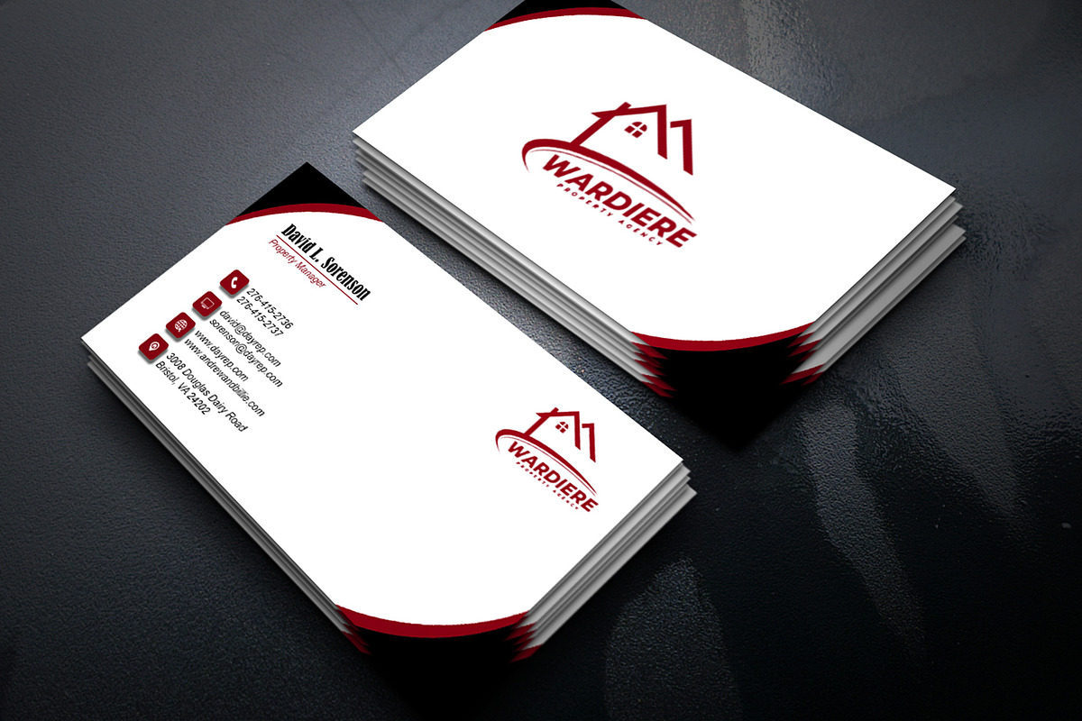Standard Double-Sided Card PSD