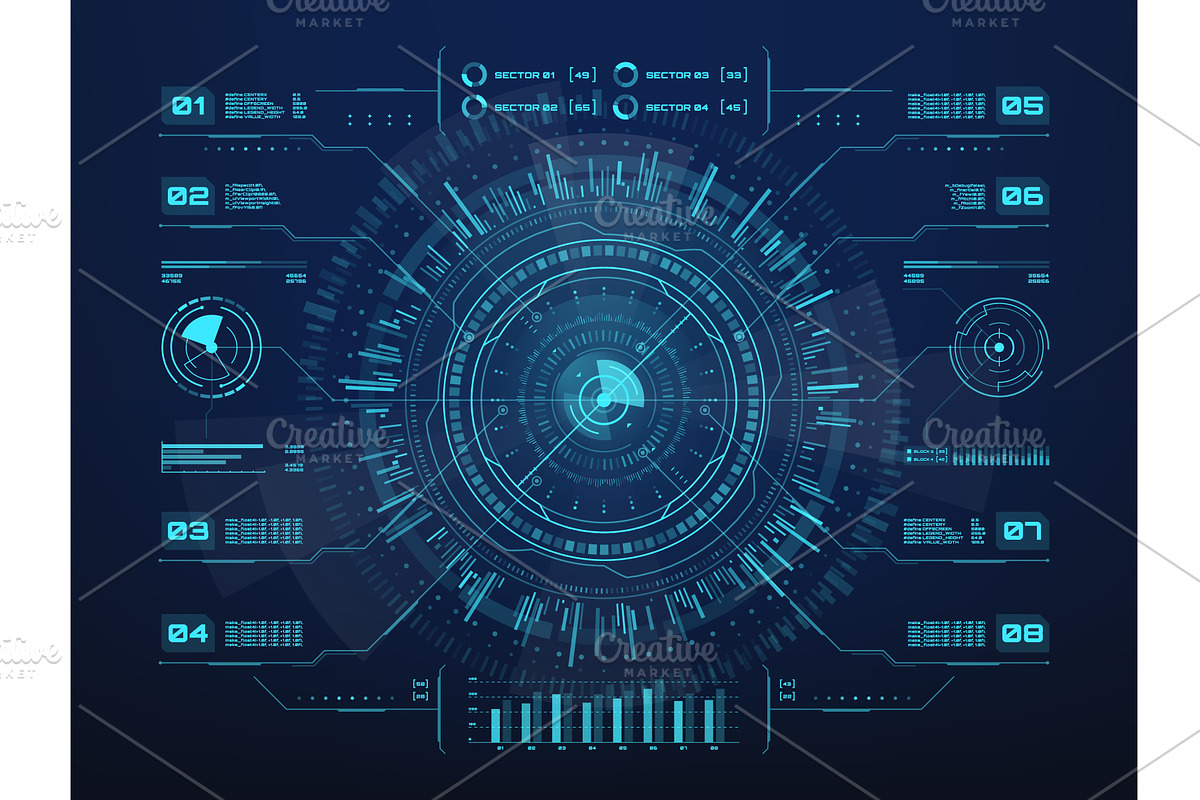 Futuristic infographics, a Technology Illustration by Vector Tradition ...