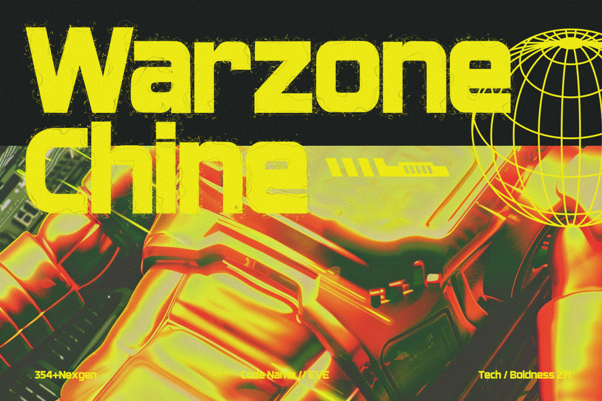 Proto Code Bold Tech Typeface Font, a Sans Serif Font by Vadovastd