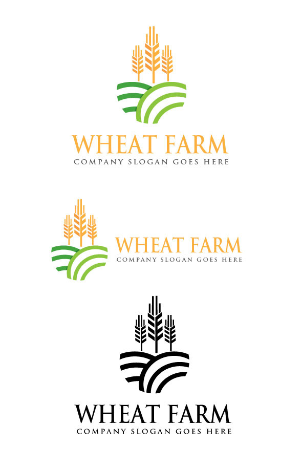 Wheat Farm Logo, a Branding & Logo Template by Mariyana