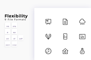 1000+ Minimalist Icons Bundle, an Outline Icon by P.F. Creative Lab ...