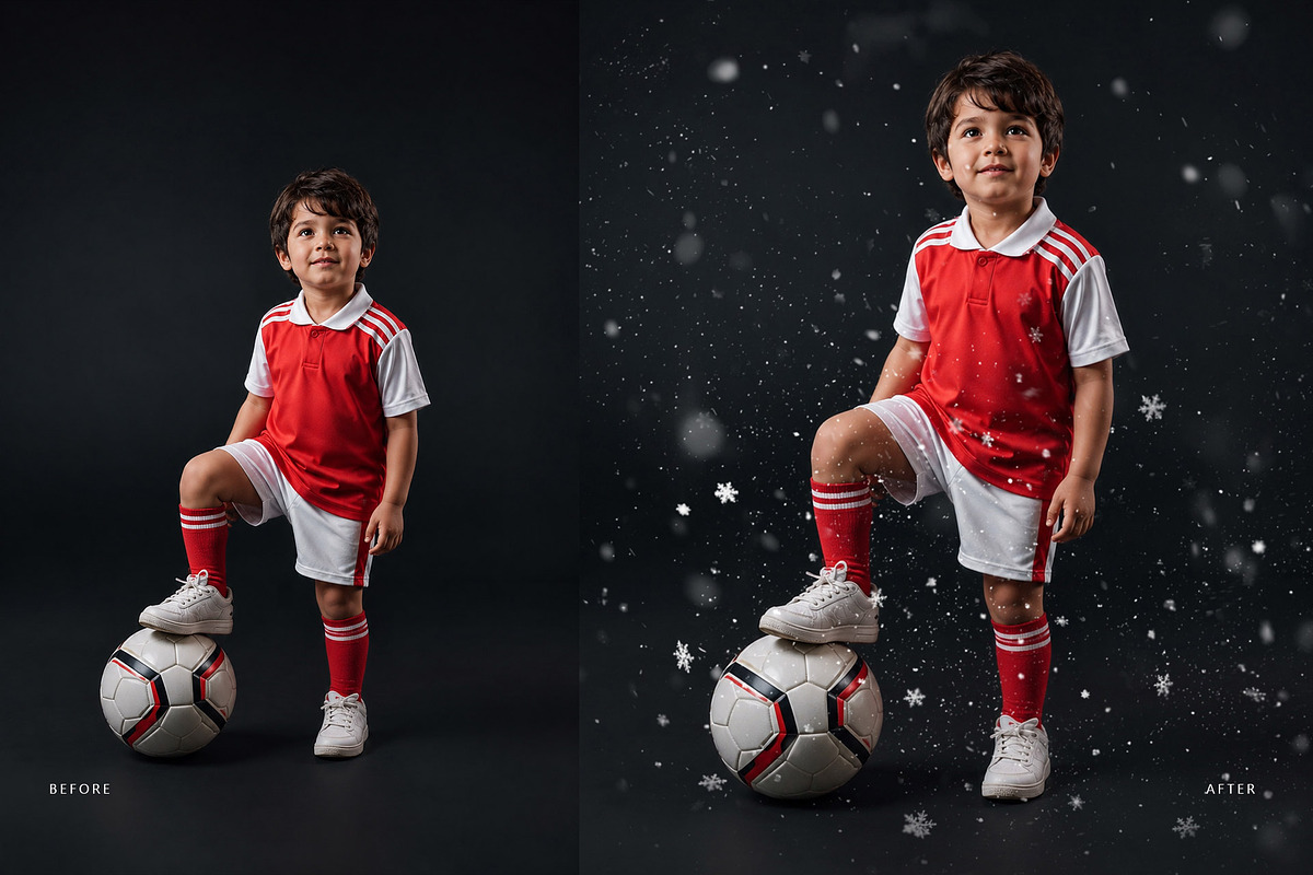 Snow Burst Photoshop Brushes, a Brush Add-On by Walllow Creatives
