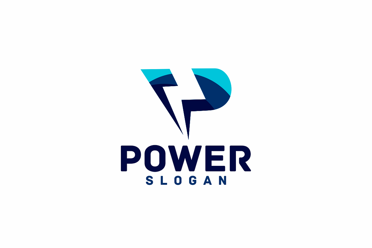 P Letter Power Logo, a Branding & Logo Template by Metrolinevision