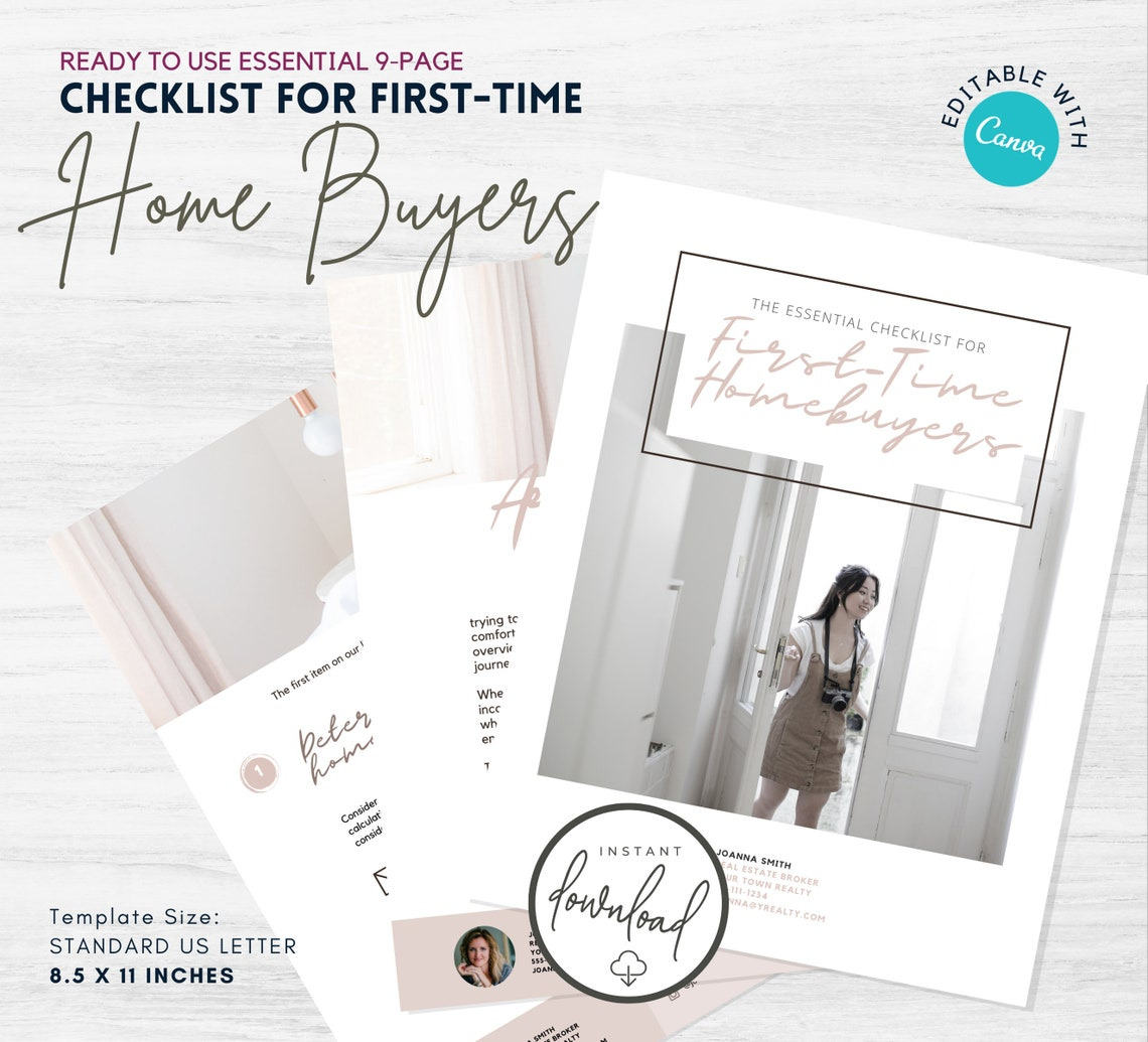 First Time Home Buyer Checklist Flyer