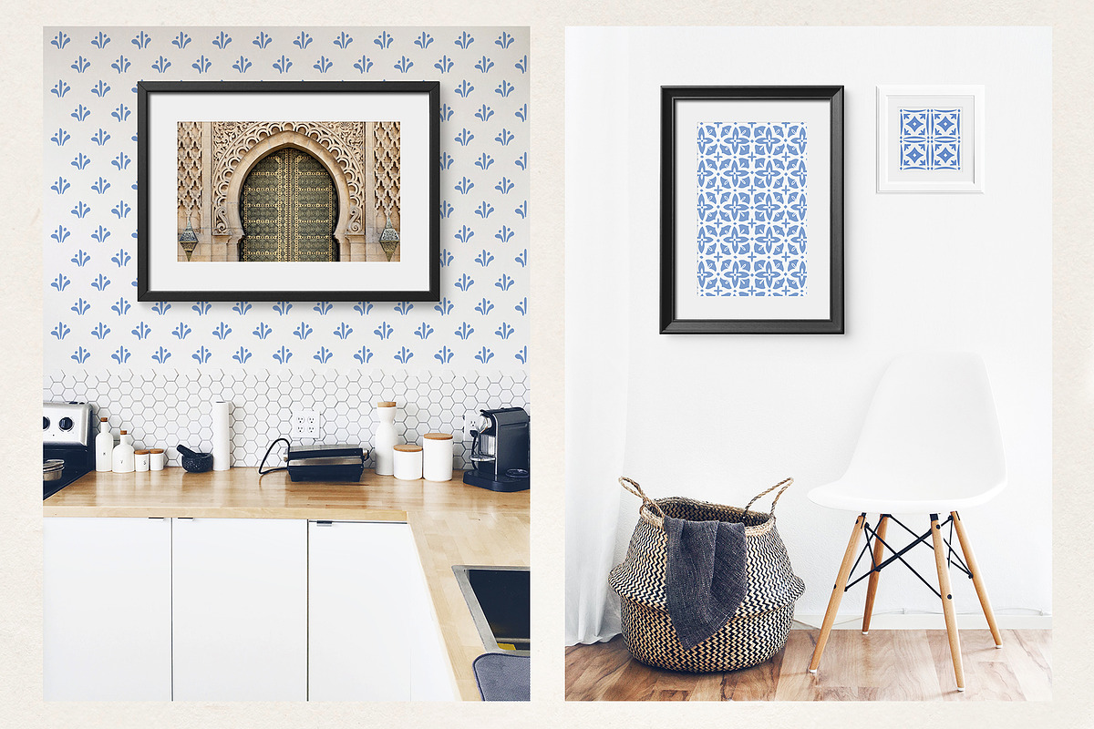 Islamic Moroccan seamless patterns, a Pattern Graphic by Tabita's shop