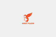 Hoot Flash Logo Template, a Branding & Logo Template by Kreasi Malam