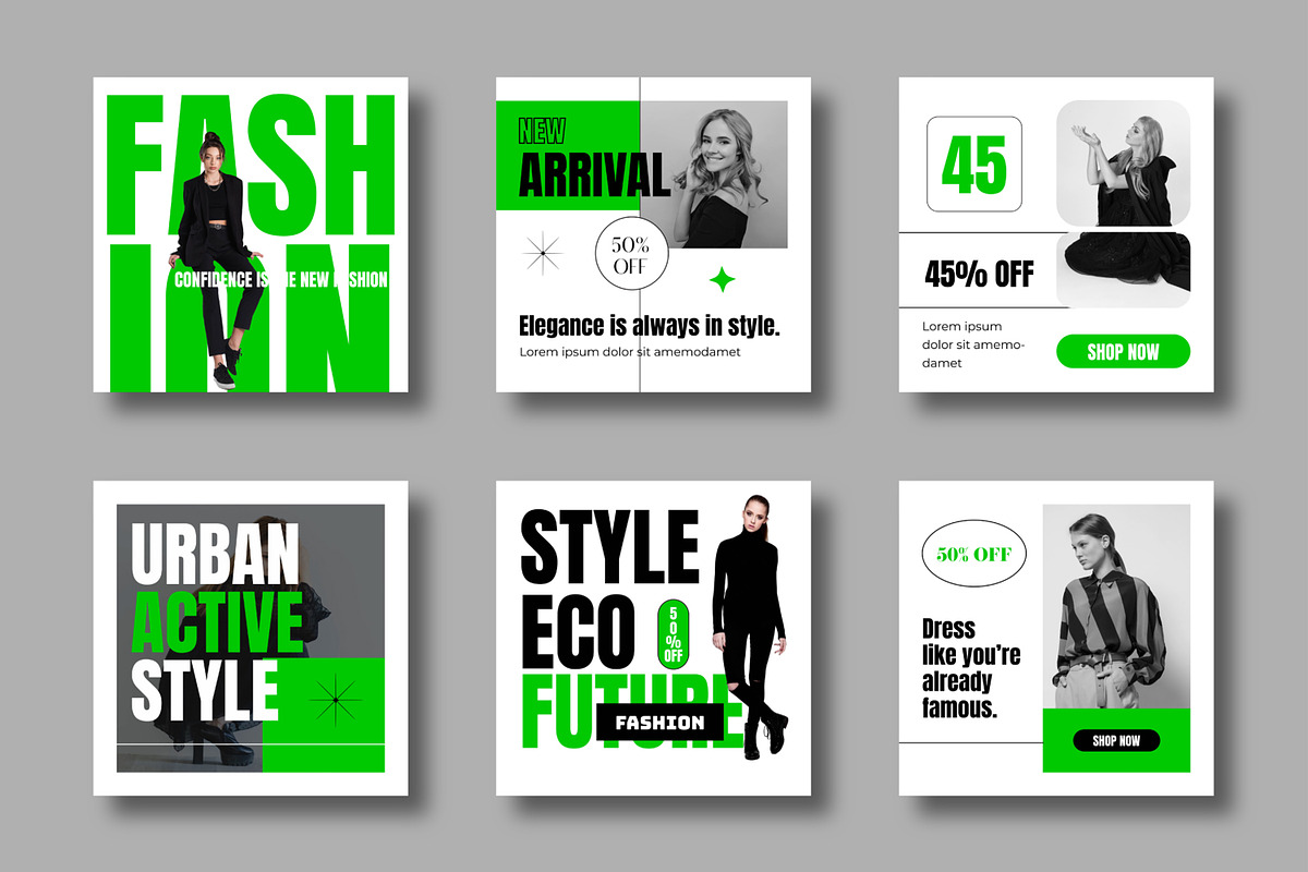 Fashion Social Media Template Design