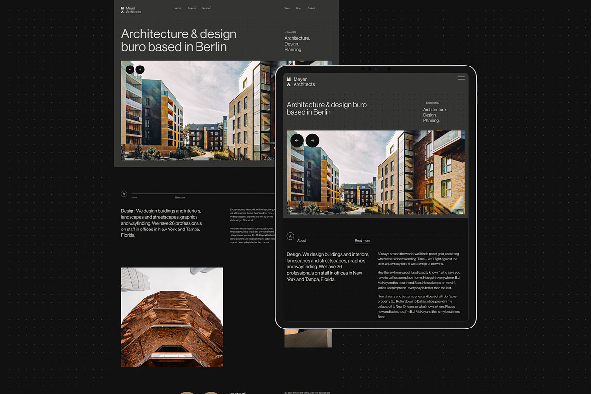 MA — Architecture Figma Template