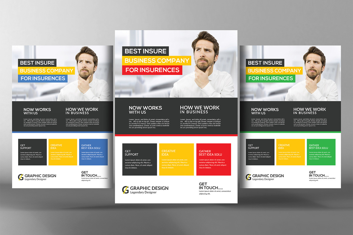 10 Multipurpose Business Flyers, a Flyer Template by graphicforest